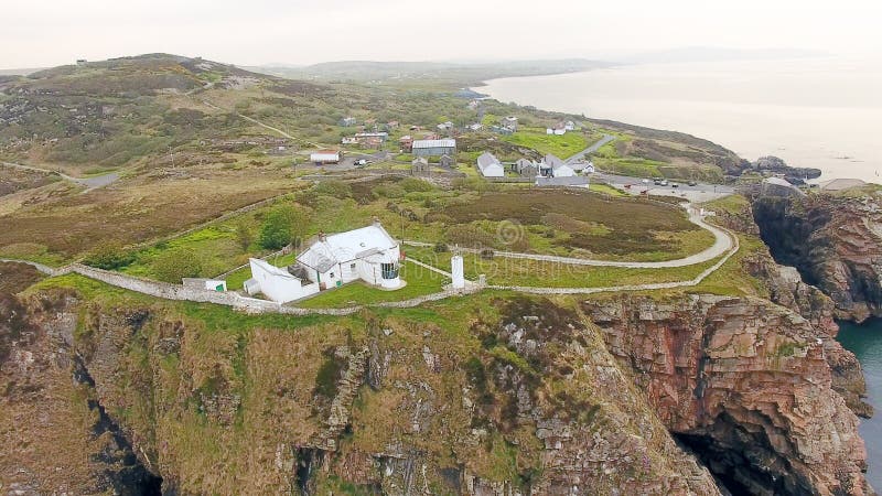 Dunree Head Lighthouse Co Donegal Ireland Stock Photo - Image of ...