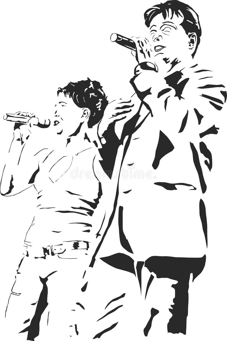 Duo Singer Stock Illustrations – 61 Duo Singer Stock Illustrations ...