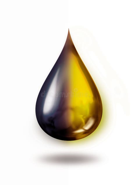 Duo Drop stock illustration. Illustration of merging, power - 80385