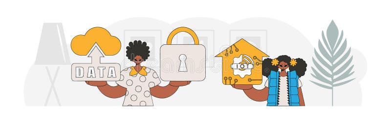 He and she are a Duo in the IoT Sector, Featuring a "techy" Cartoon ...