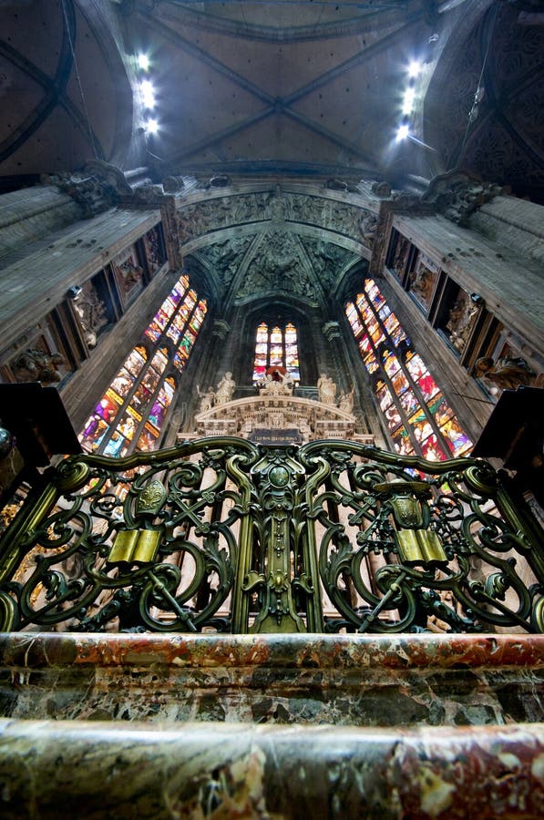 In Milan s Cathedral editorial photography. Image of cathedral - 35363187