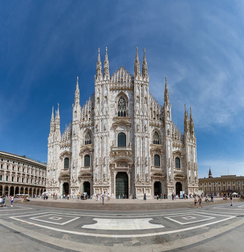 Duomo Di Milano or Milan Cathedral Editorial Stock Image - Image of ...