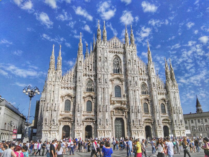 Duomo editorial image. Image of milan, landscape, duomo - 127743145