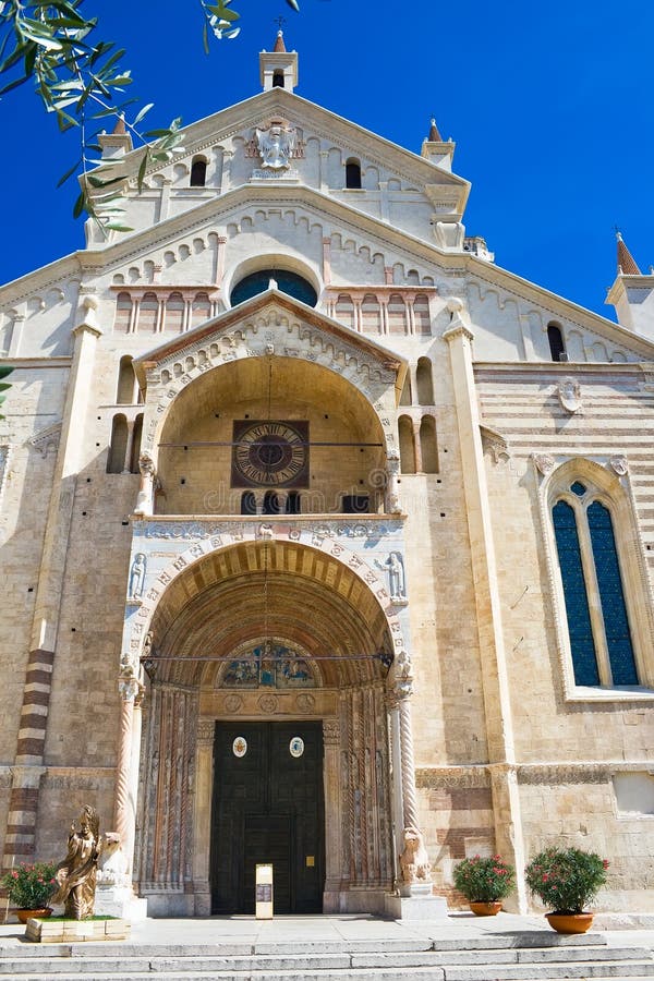 Duomo in Verona stock photo. Image of europe, travel - 13314710