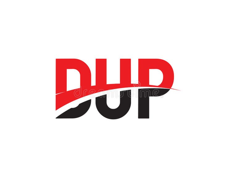 DUP Letter Initial Logo Design Vector Illustration Stock Vector ...