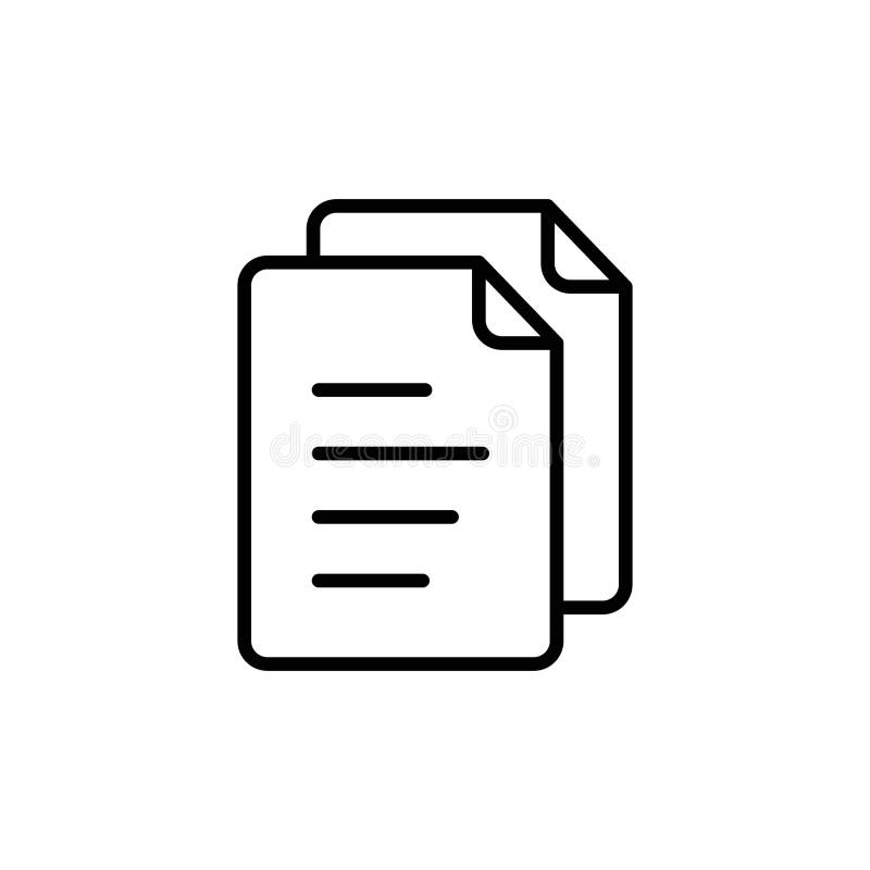 Duplicate File Icon Perfect for Data Management Stock Vector ... Duplicate File Icon Perfect for Data Management Stock Vector ...