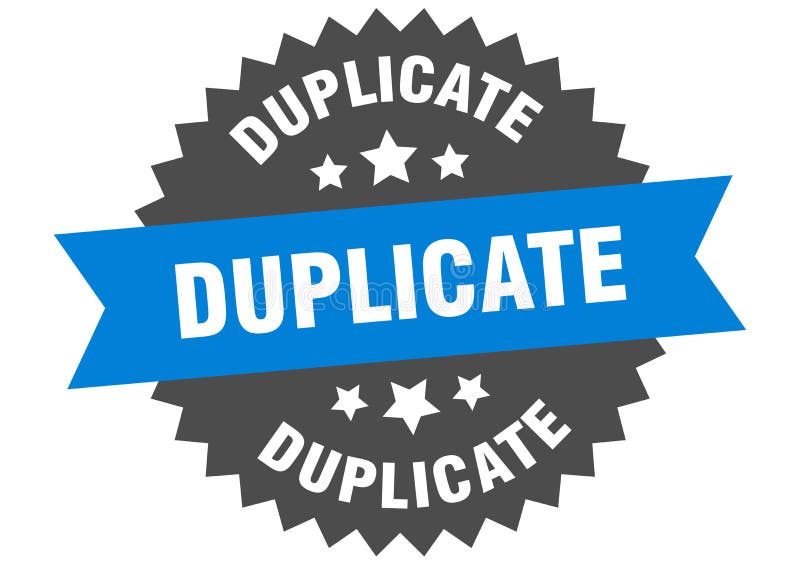 Duplicate Sticker Stock Illustrations – 506 Duplicate Sticker Stock ...