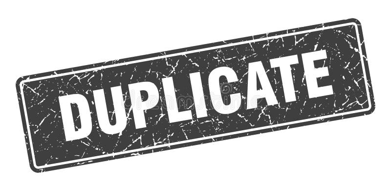 Duplicate Sign Stock Illustrations – 2,227 Duplicate Sign Stock ...