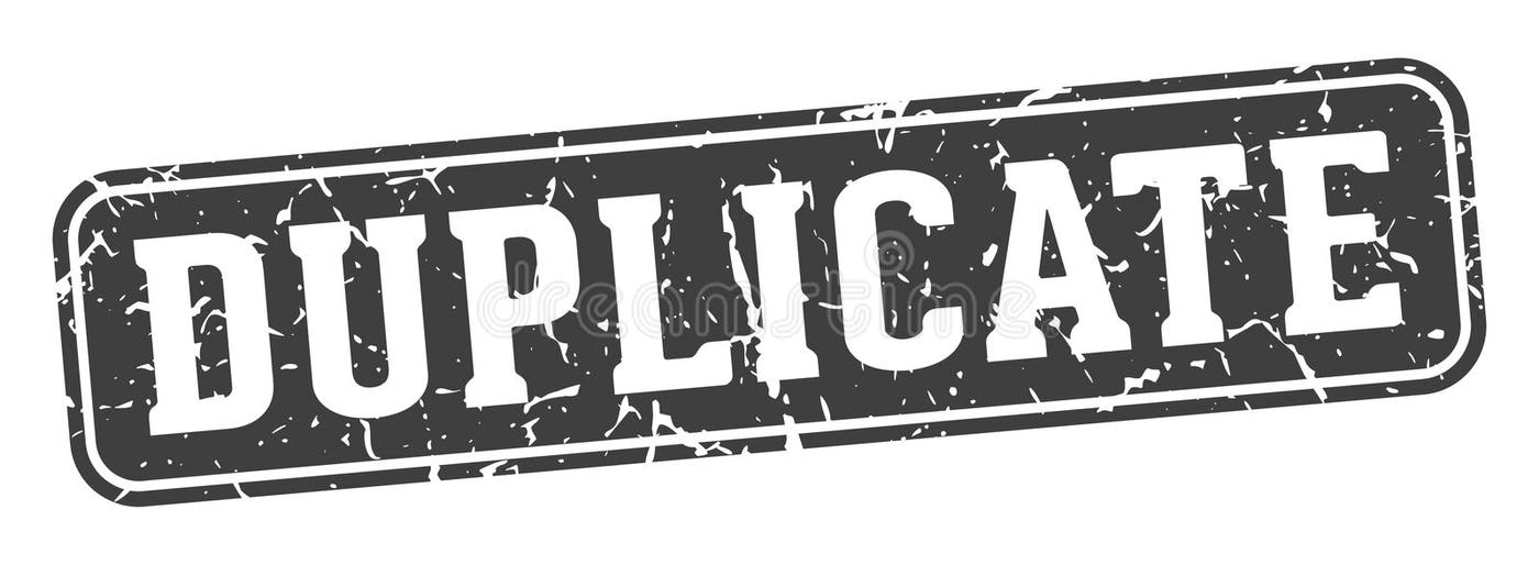 Duplicate Sign Stock Illustrations – 2,836 Duplicate Sign Stock ...