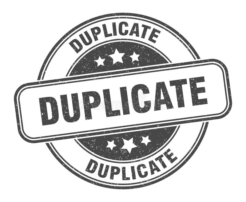 Duplicate Stamp Stock Illustrations – 960 Duplicate Stamp Stock ...