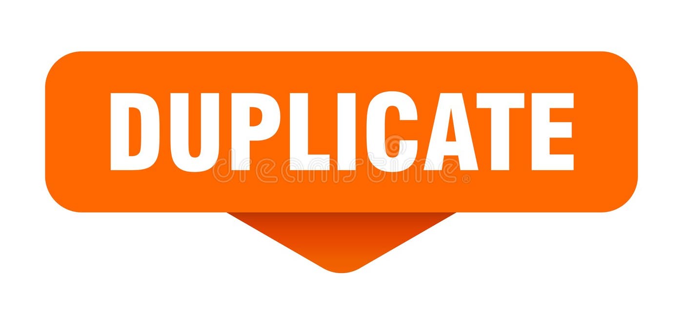 Duplicate Sign Stock Illustrations – 2,721 Duplicate Sign Stock ...