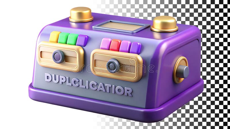 Duplicator Machine Icon Representing Office Equipment and Copy Device ...