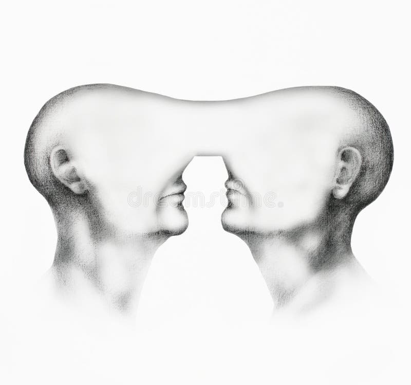 The duplicity sin stock vector. Illustration of sisters - 96874410