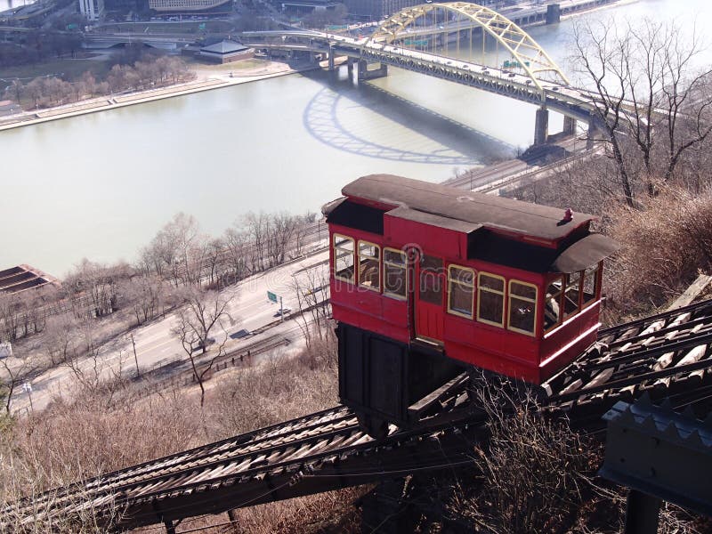 Duquesne Incline Pittsburgh PA Stock Image - Image of pittsburgh, track ...