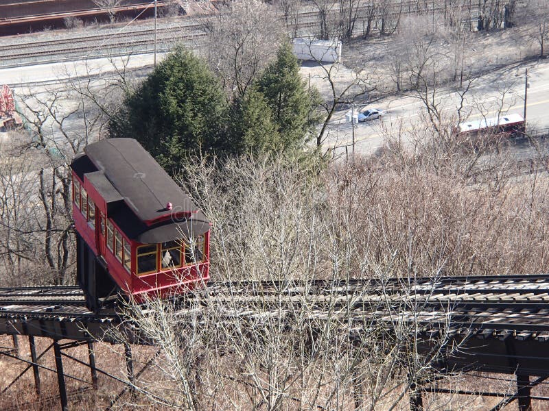 Duquesne Incline Pittsburgh PA Stock Image - Image of design, interior ...