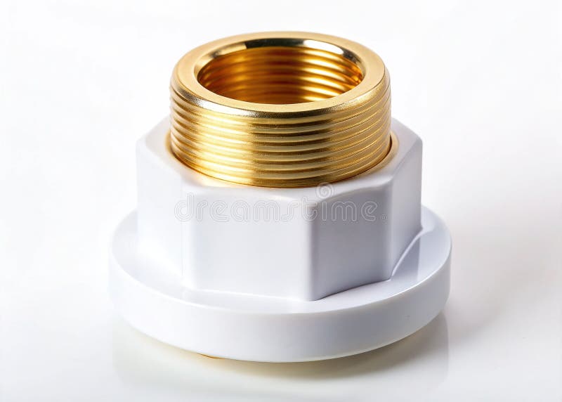 HeavyDuty Brass Threaded PVC Pipe Fitting Reliable Stable Connections ...