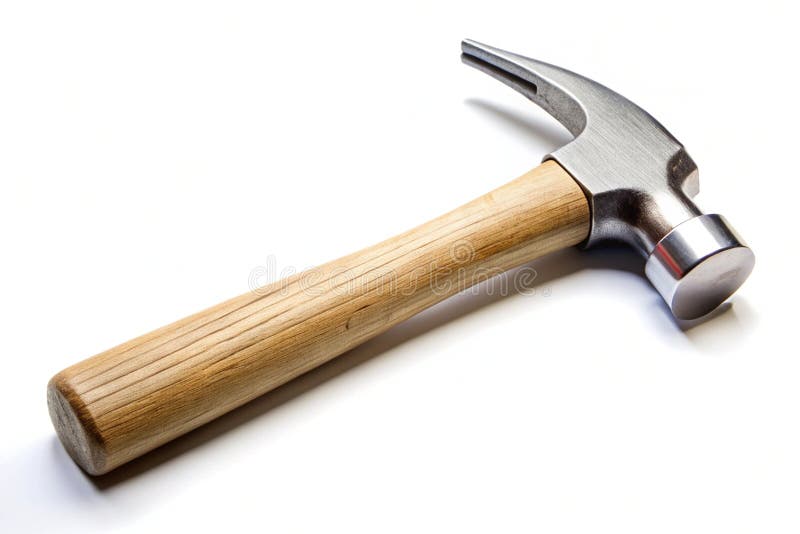 Durable Claw Hammer with Ergonomic Wooden Handle and Solid Metal ...
