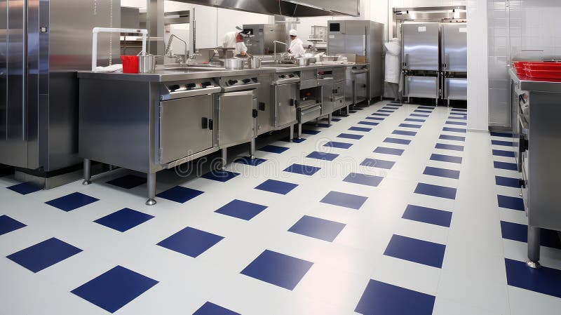 Durable Commercial Kitchen Floor Illustration Stock Illustrations – 6 ...