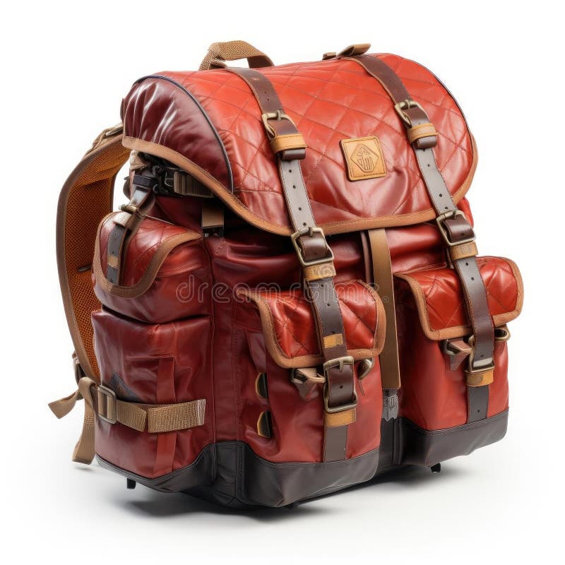 Durable Hiking Backpack with Reinforced Bottom Stock Illustration ...