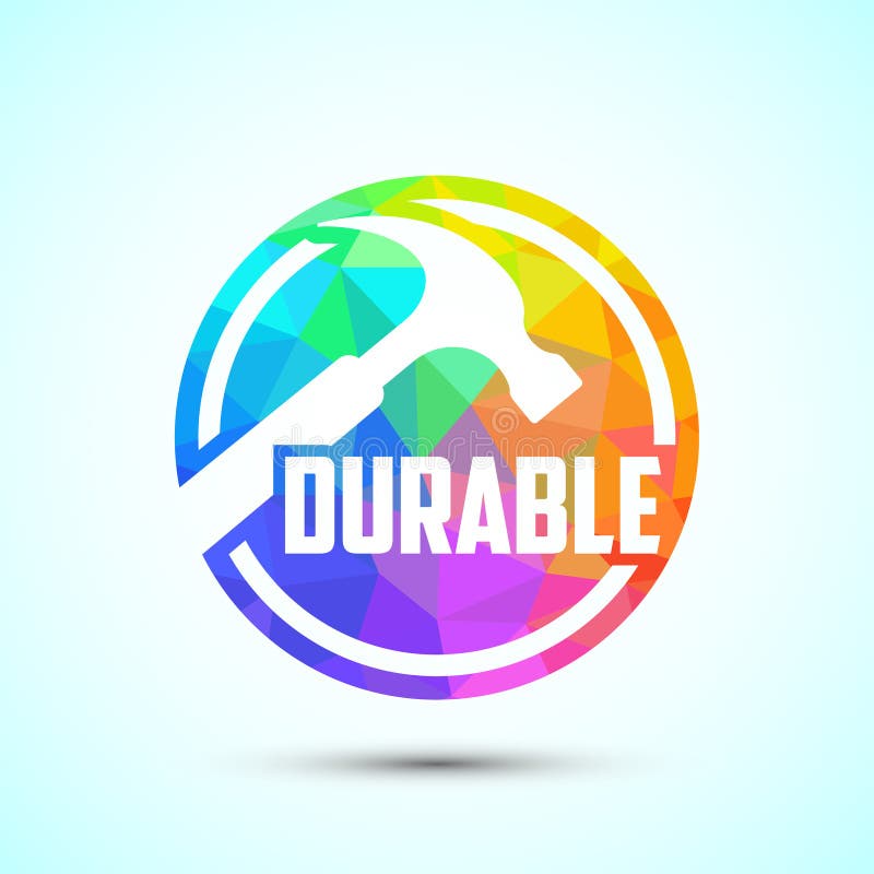 Durable Icon Design Illustration, Durable Logo Badge for Product Design ...