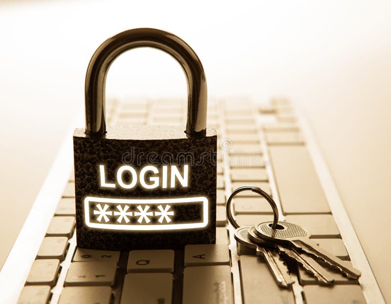Durable Padlock with Password Login on the Computer Keyboard Internet ...