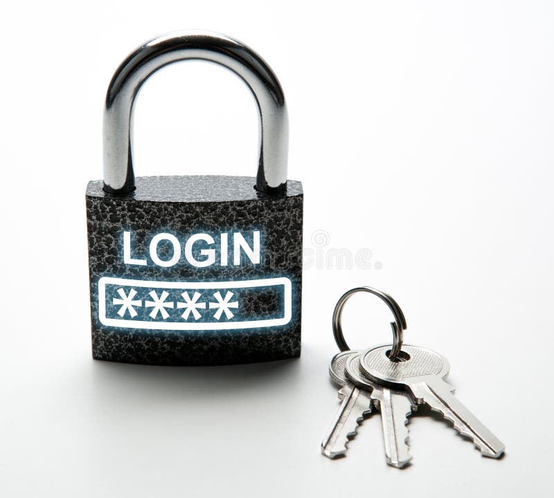 Padlock As Keychain with Several Keys Stock Image - Image of fancy ...