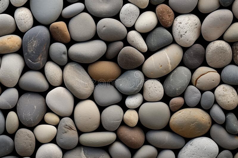 Pebble Concrete Pillar from Above Stock Photo - Image of pillar, leaf ...