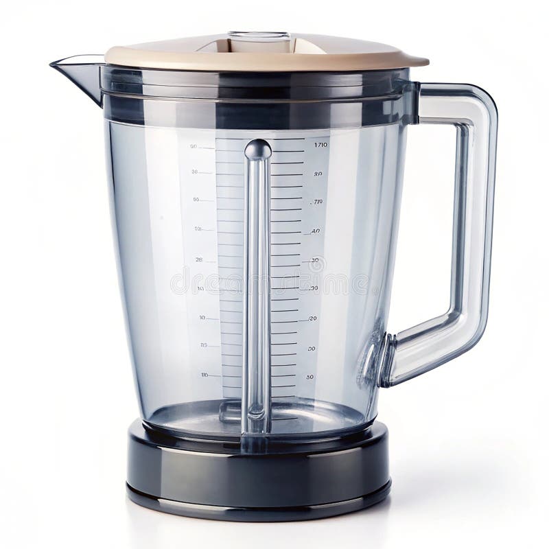 Plastic Blender Jar with Measuring Marks Stock Illustration ...