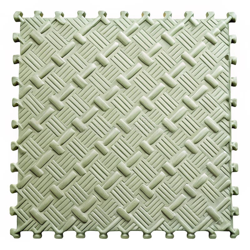 Plastic Floor Tile with Interlocking Design for Easy Installation Stock ...