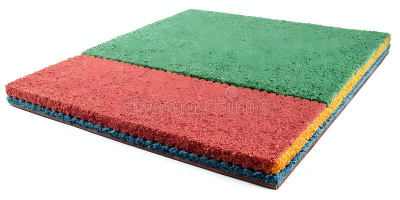 Durable Playground Flooring a CloseUp Look at Granular Rubber Surface ...