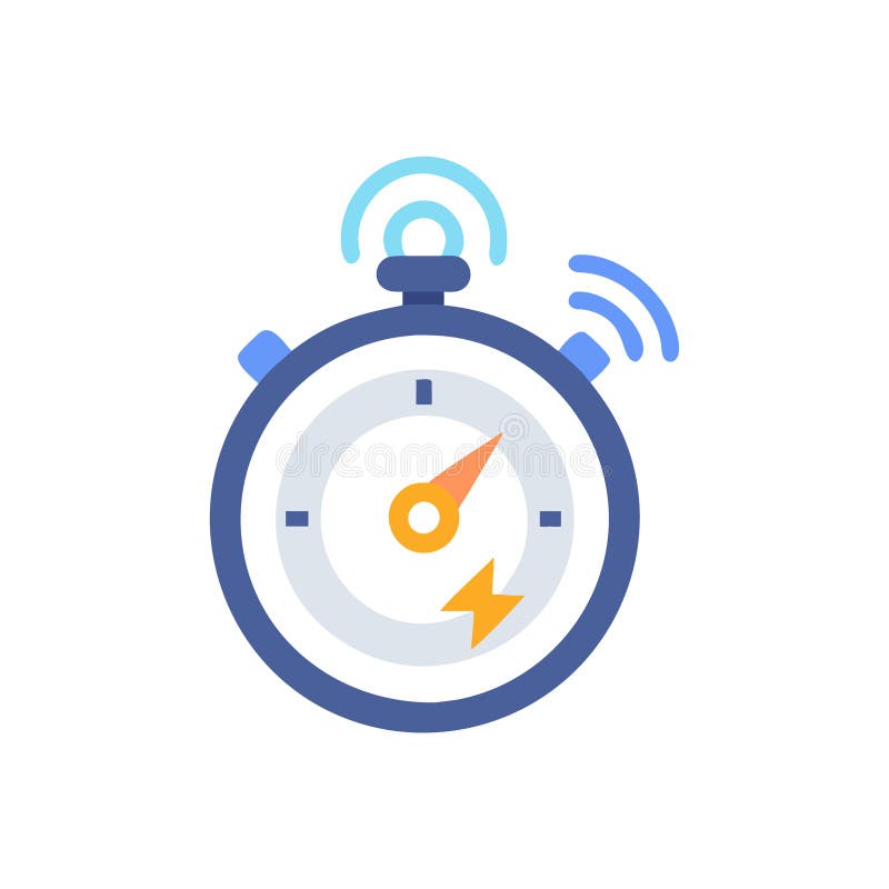 Durable Reaction Timer for Effective Training Stock Illustration ...