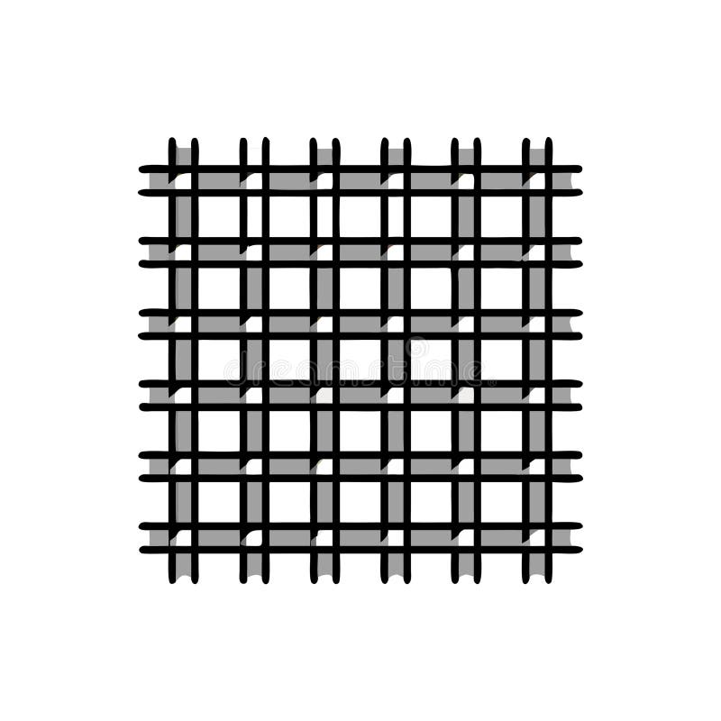 Durable Wire Mesh Design for Industrial Use Stock Illustration ...