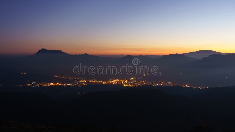 Durango city at night stock image. Image of sunset, city - 62928625