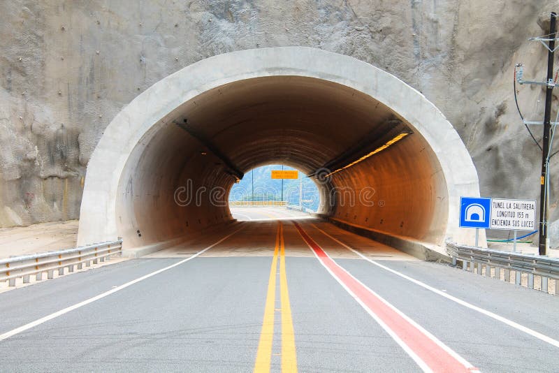 Durango Highway Tunnel Mazatlan Stock Image - Image of durango, ramp ...