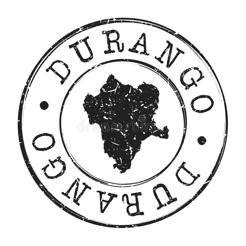 Durango map vector stock vector. Illustration of america - 127518430