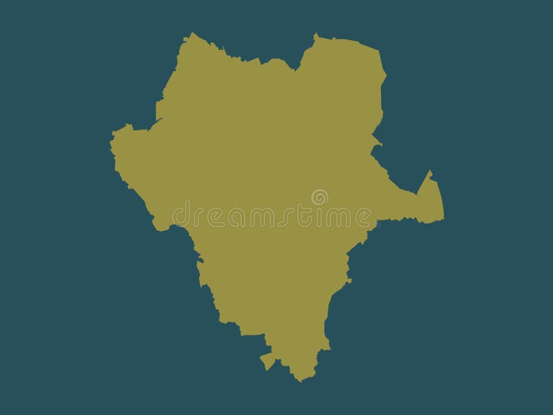 Durango Outline Map Mexico State Stock Vector - Illustration of ...