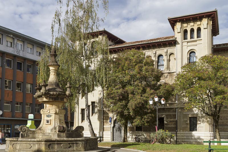Durango town stock photo. Image of architecture, basque - 140002506