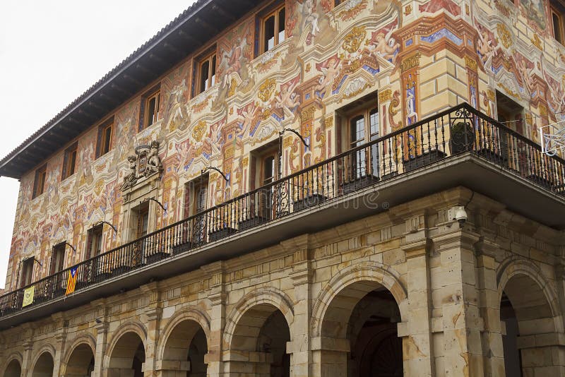 Durango town old part stock image. Image of biscay, culture - 110827175