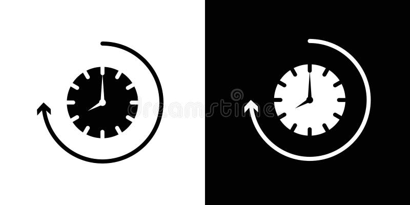 Duration Icon Isolated Flat Vector in Outline Stock Vector ...