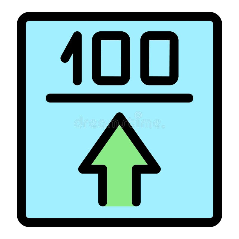 Duration Time Icon Vector Flat Stock Illustration - Illustration of ...