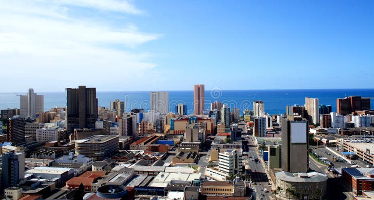 Durban city skyline stock image. Image of downtown, cityscape - 5082679