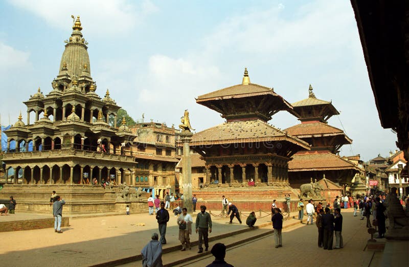 Durbar Square, Patan, Nepal Editorial Stock Image - Image of heaven ...