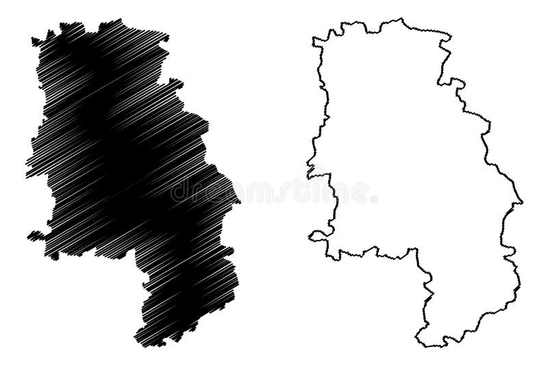 Durg District Chhattisgarh State, Division, Republic of India Map ...