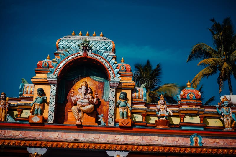 Durga Ancient Indian Architecture at Temple in Kerala India Stock Photo ...