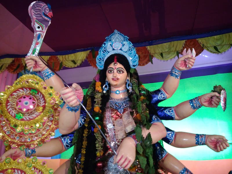 Durga thakur Kolkata stock photo. Image of durga, goddess - 152950970