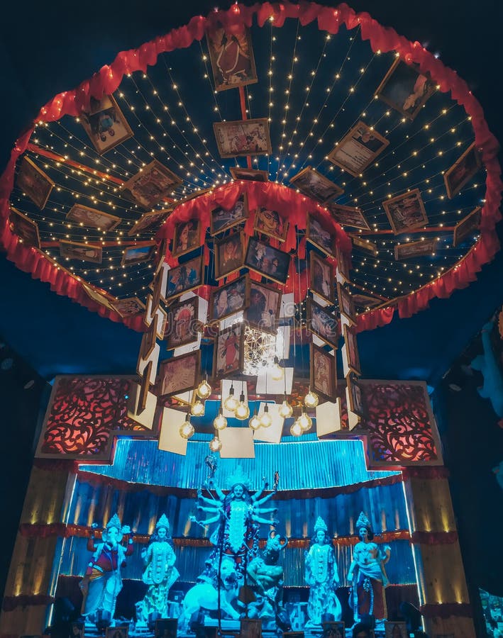 Durga Protima Photo editorial image. Image of dance - 305674185