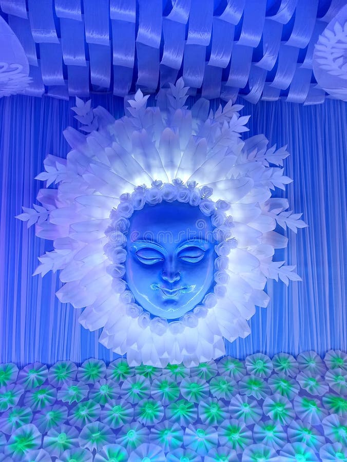 Durga Puja Pandal Decorations in Kolkata Stock Photo - Image of gallery ...