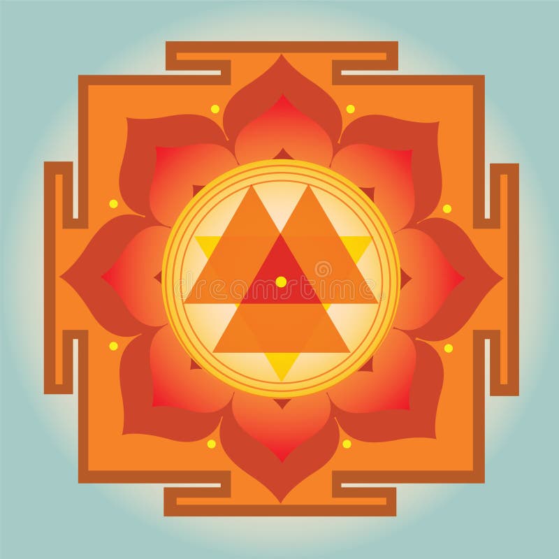 Yantras of the Goddess stock illustration. Illustration of durga - 35773745