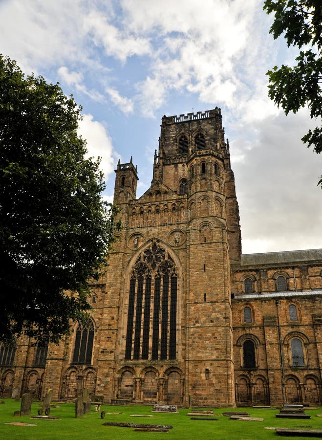 Durham Cathedral Sits High in the City Centre, Overlooking the Historic ...