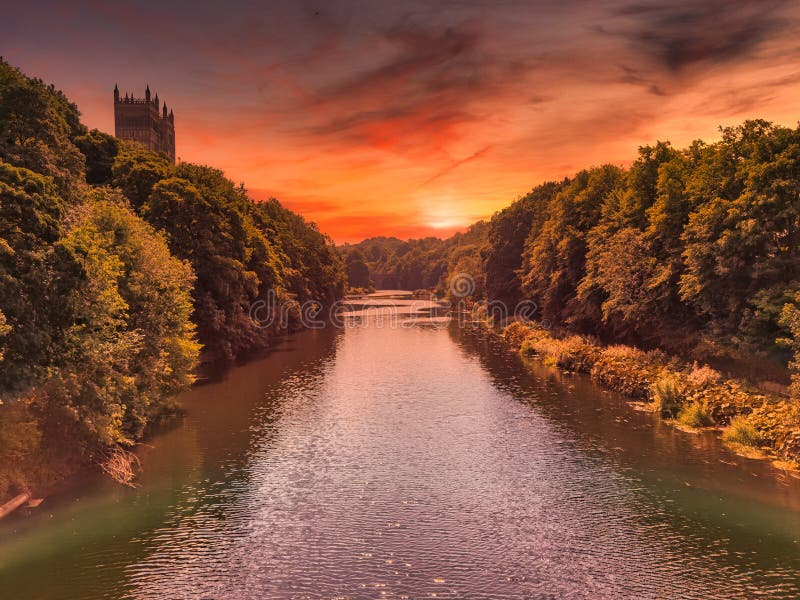 Durham Cathedral from the Bridge Stock Photo - Image of bridge, amazing ...